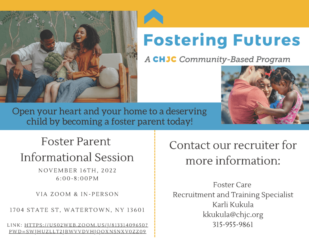 Foster Parent Informational Session – CHJC
