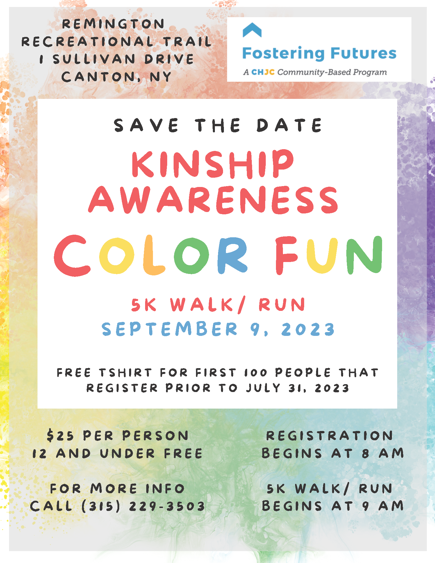 Kinship Awareness Color Fun Run/Walk – CHJC