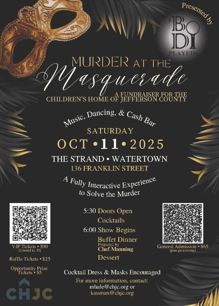 Murder at the Masquerade – CHJC